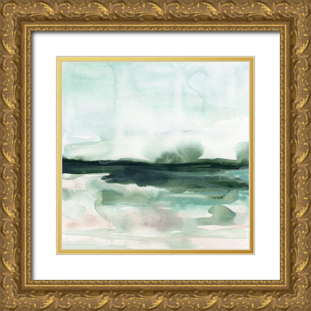 Vess, June Erica 26x26 Gold Ornate Wood Framed with Double Matting ...