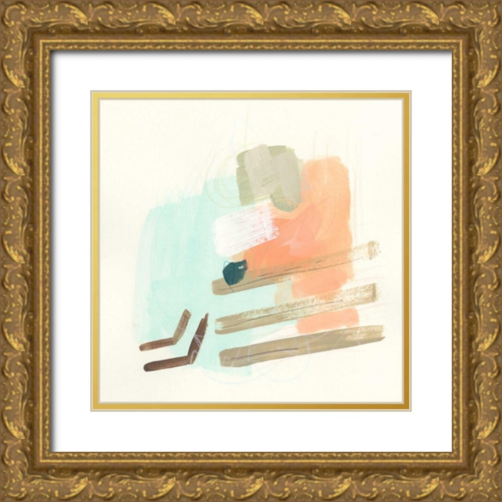 Vess, June Erica 26x26 Gold Ornate Wood Framed with Double Matting ...