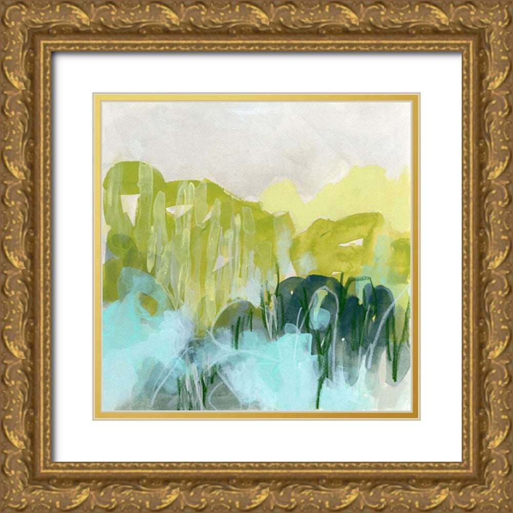 Vess, June Erica 26x26 Gold Ornate Wood Framed with Double Matting ...