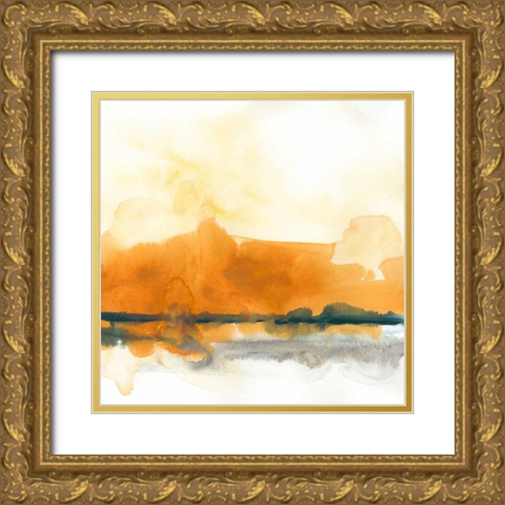 Vess, June Erica 26x26 Gold Ornate Wood Framed with Double Matting ...