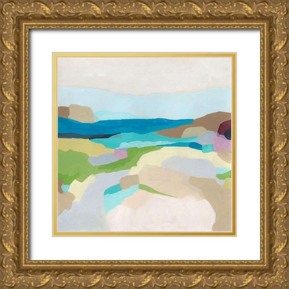 Vess, June Erica 26x26 Gold Ornate Wood Framed with Double Matting ...