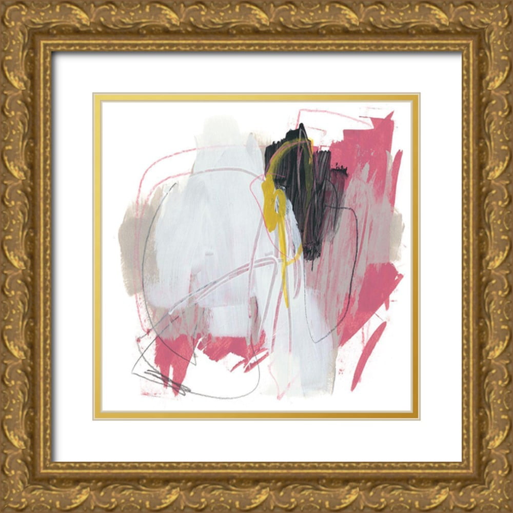 Vess, June Erica 26x26 Gold Ornate Wood Framed with Double Matting ...