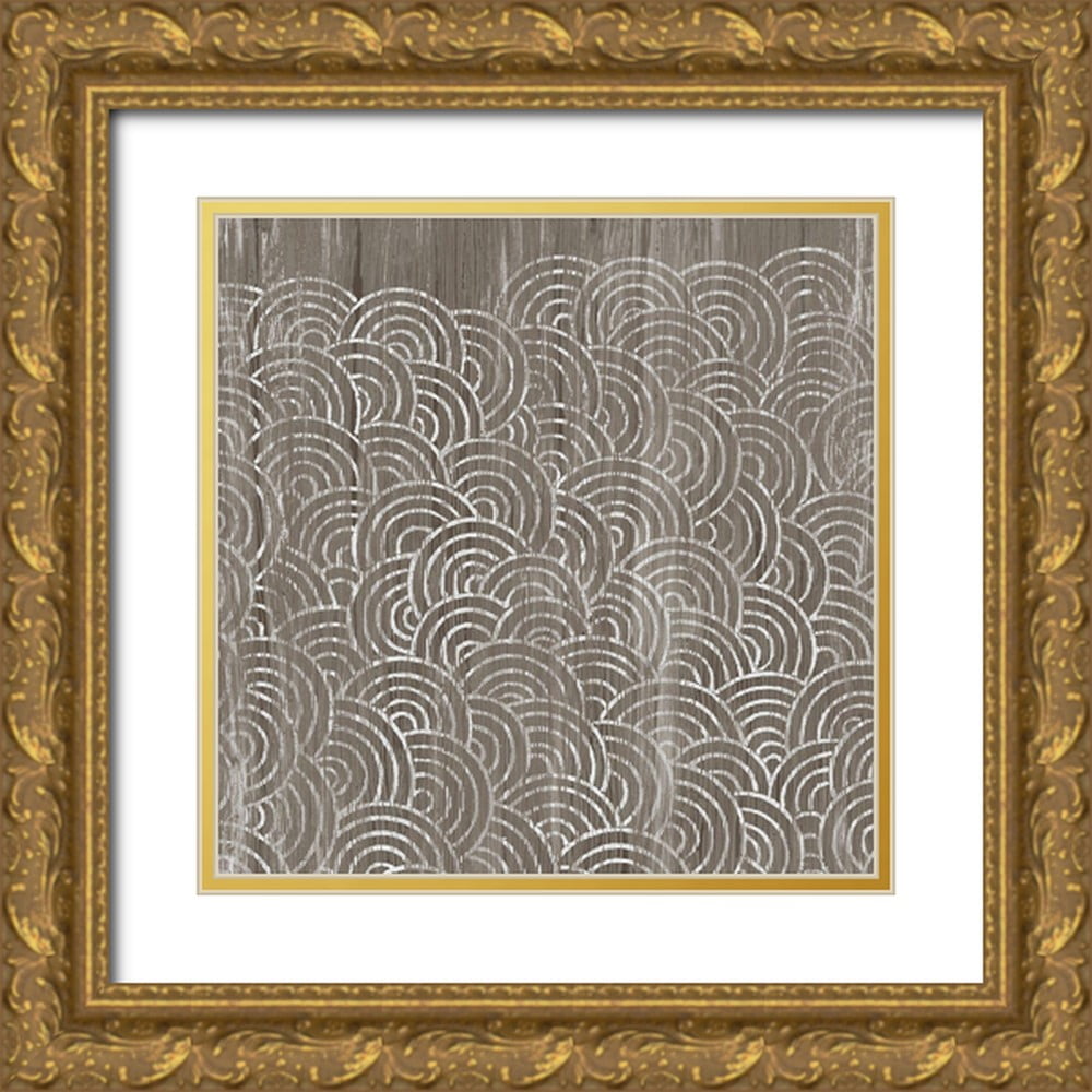 Vess, June Erica 26x26 Gold Ornate Wood Framed with Double Matting ...