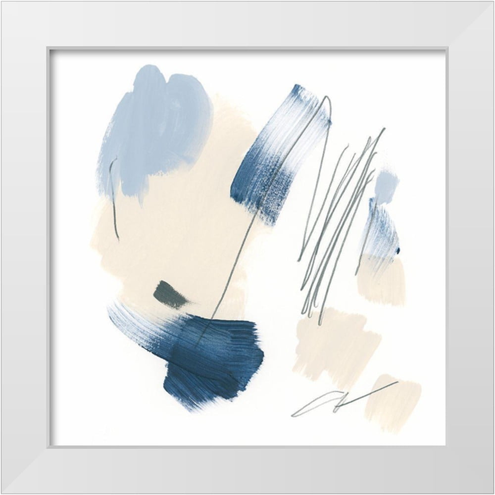 Vess, June Erica 26x26 White Modern Wood Framed Museum Art Print Titled ...