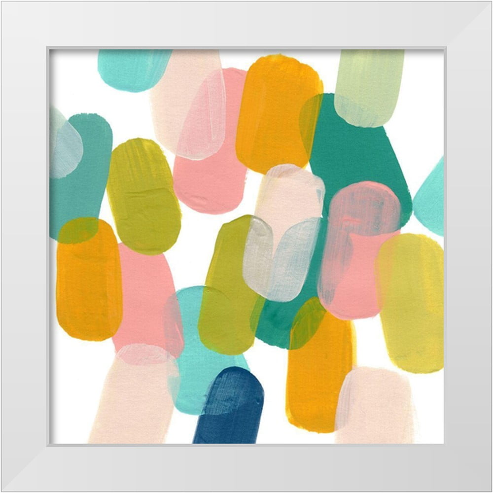 Vess, June Erica 26x26 White Modern Wood Framed Museum Art Print Titled ...