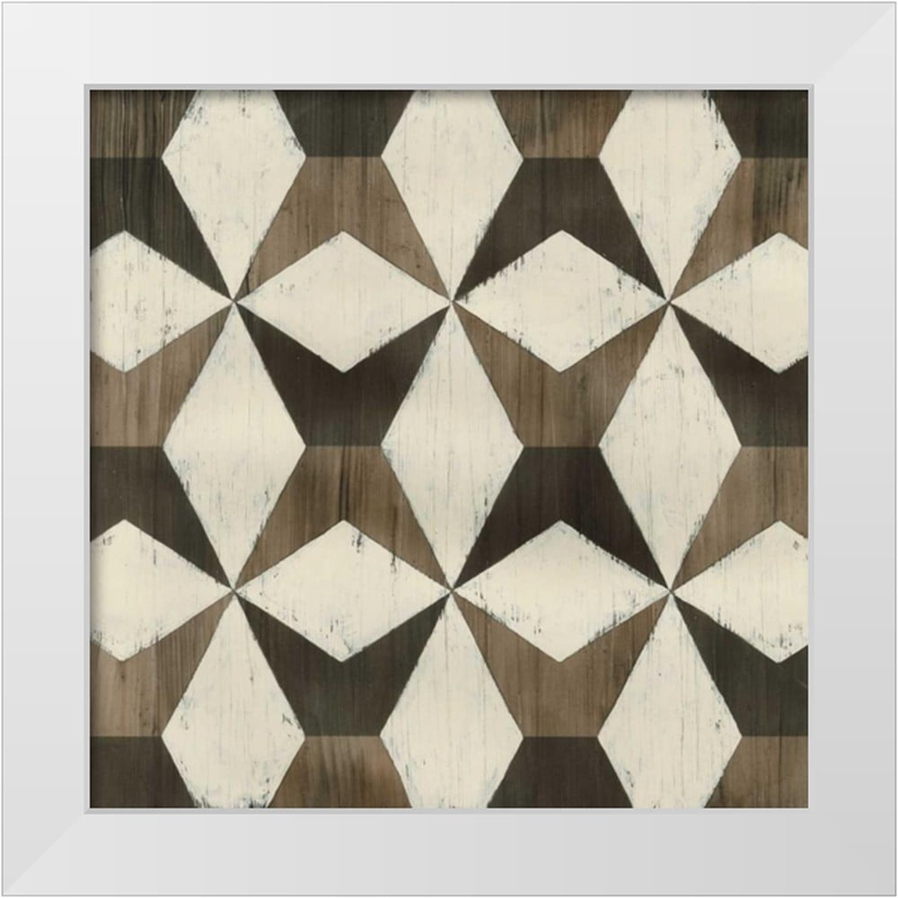Vess, June Erica 26x26 White Modern Wood Framed Museum Art Print Titled ...