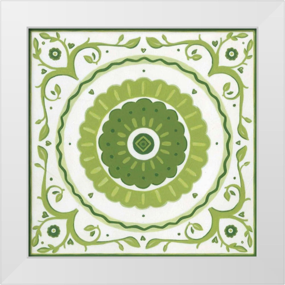 Vess, June Erica 26x26 White Modern Wood Framed Museum Art Print Titled ...