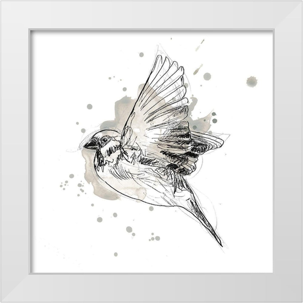 Vess, June Erica 26x26 White Modern Wood Framed Museum Art Print Titled ...