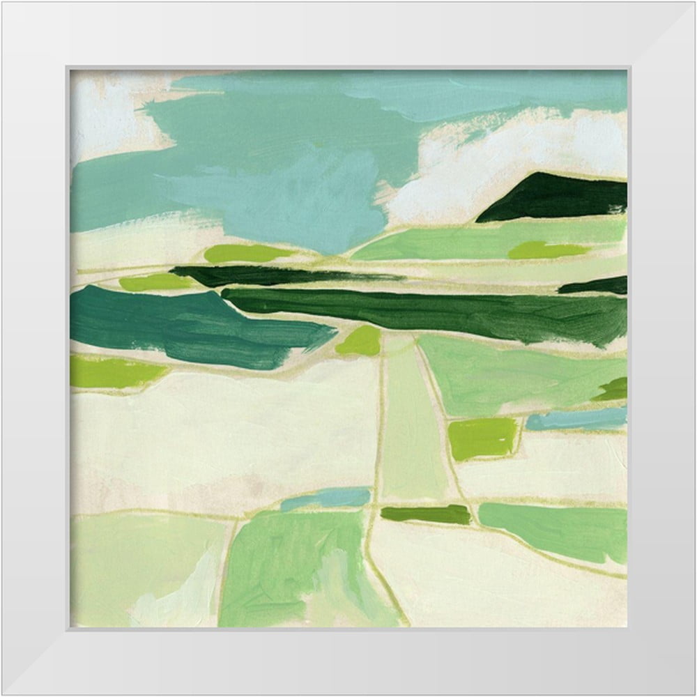 Vess, June Erica 26x26 White Modern Wood Framed Museum Art Print Titled ...