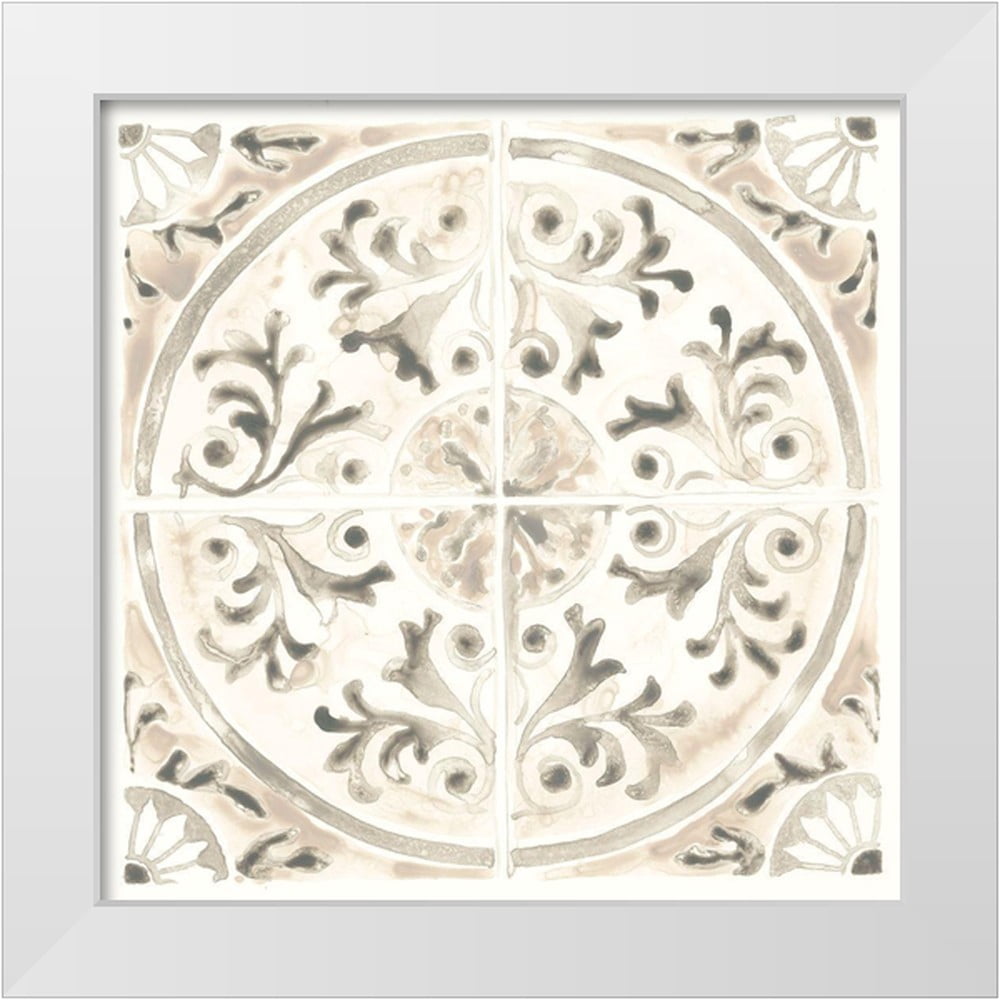 Vess, June Erica 26x26 White Modern Wood Framed Museum Art Print Titled ...