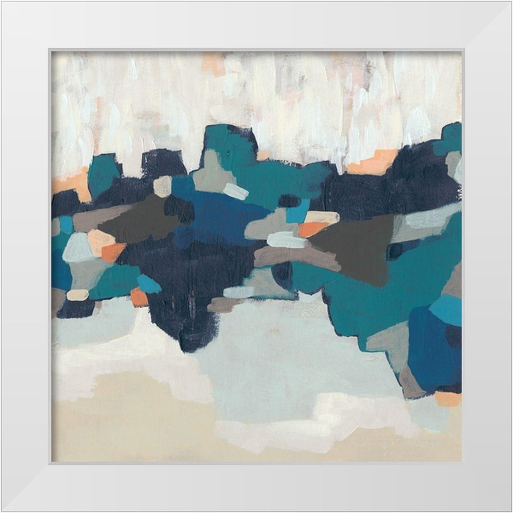 Vess, June Erica 26x26 White Modern Wood Framed Museum Art Print Titled ...