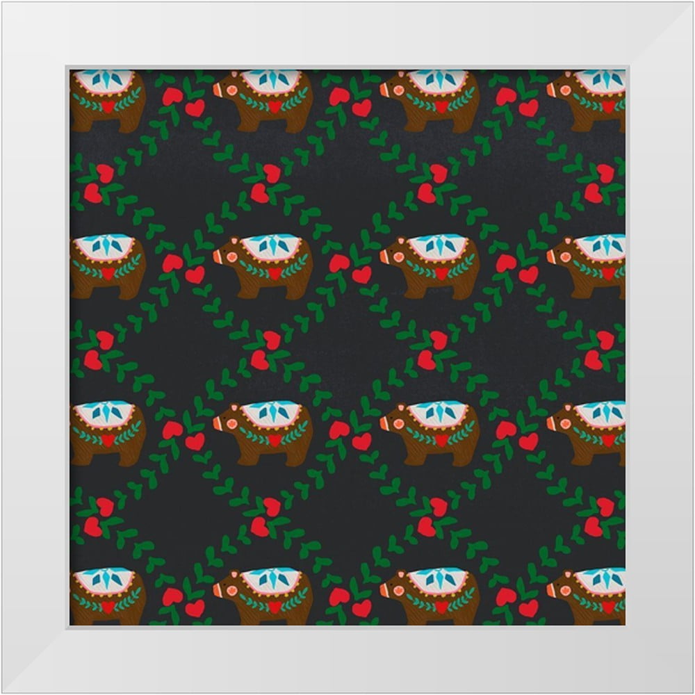 Vess, June Erica 26x26 White Modern Wood Framed Museum Art Print Titled ...