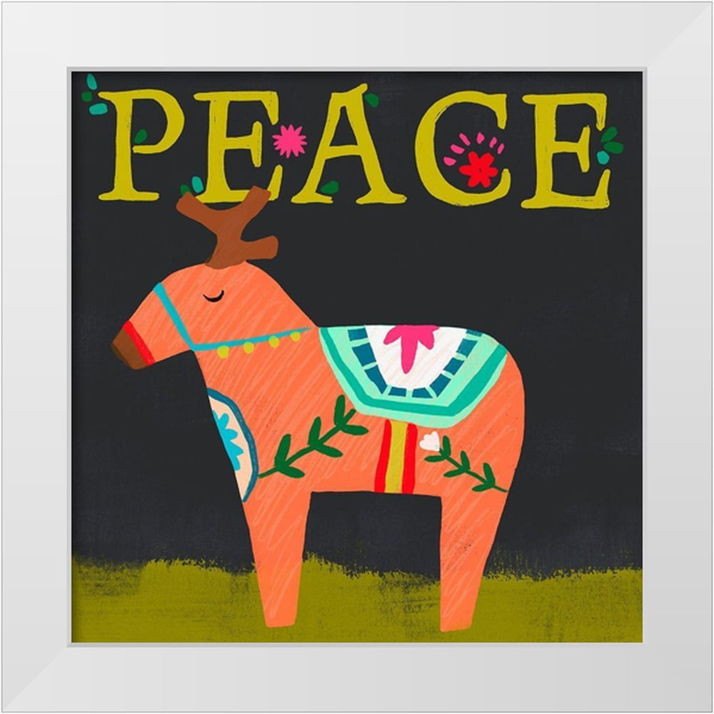 Vess, June Erica 26x26 White Modern Wood Framed Museum Art Print Titled ...