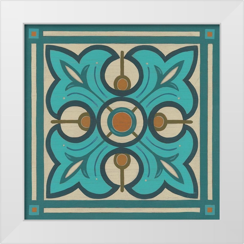 Vess, June Erica 26x26 White Modern Wood Framed Museum Art Print Titled ...
