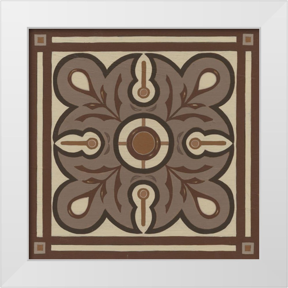 Vess, June Erica 26x26 White Modern Wood Framed Museum Art Print Titled ...