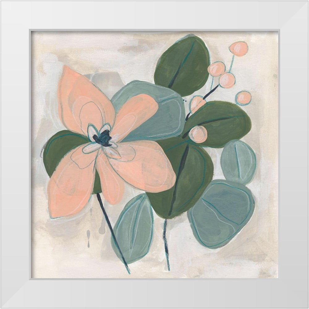 Vess, June Erica 26x26 White Modern Wood Framed Museum Art Print Titled ...
