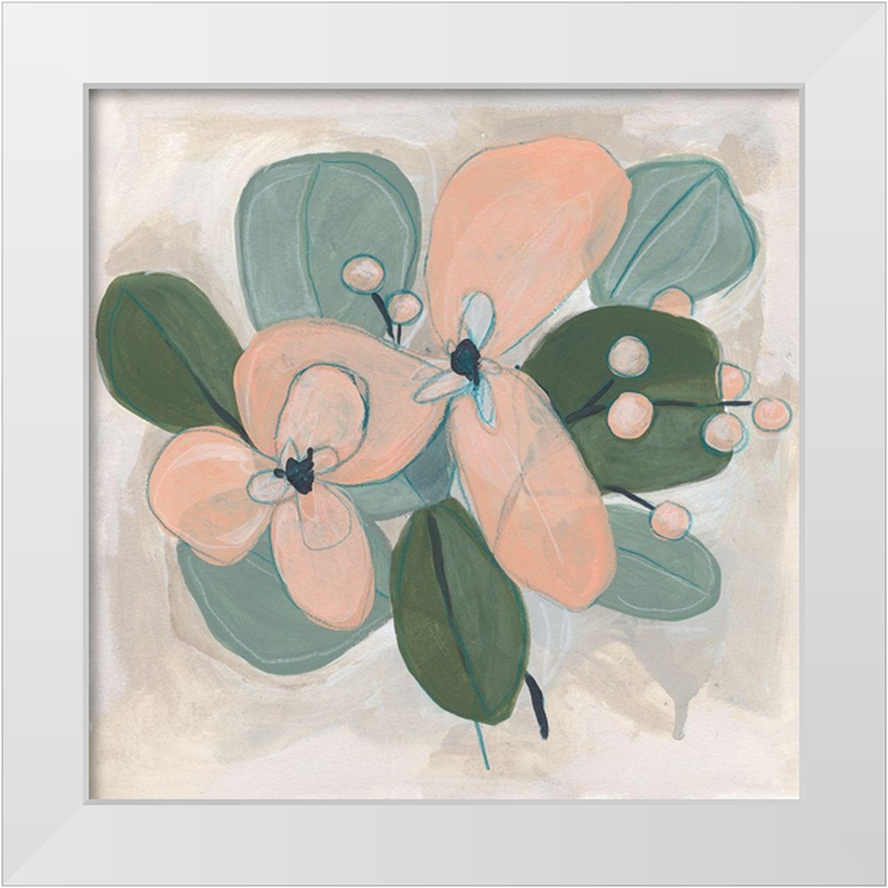 Vess, June Erica 26x26 White Modern Wood Framed Museum Art Print Titled ...