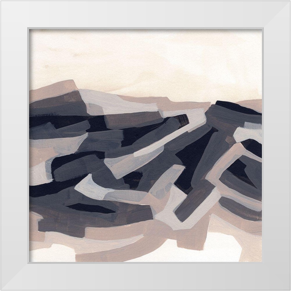 Vess, June Erica 26x26 White Modern Wood Framed Museum Art Print Titled ...