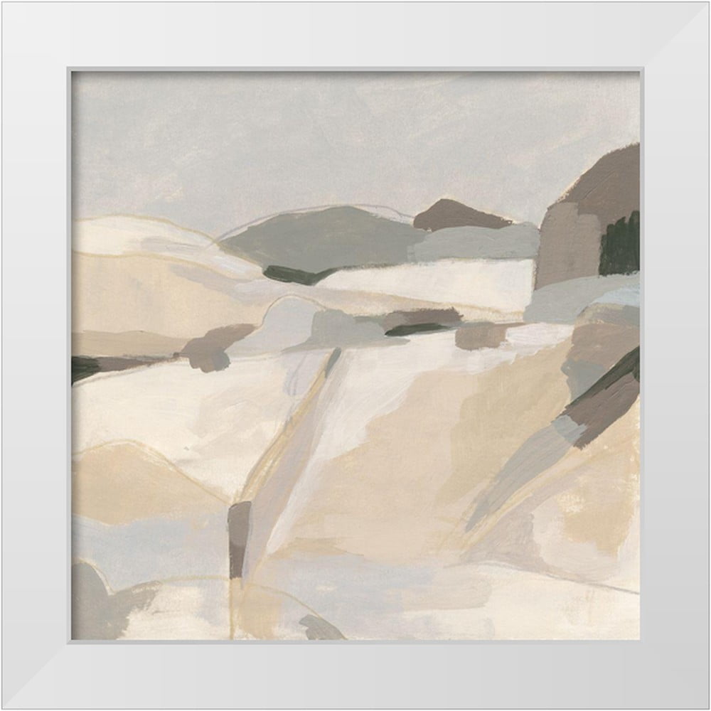 Vess, June Erica 26x26 White Modern Wood Framed Museum Art Print Titled ...