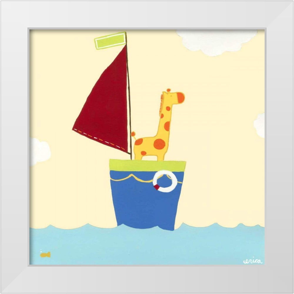 Vess, June Erica 26x26 White Modern Wood Framed Museum Art Print Titled ...