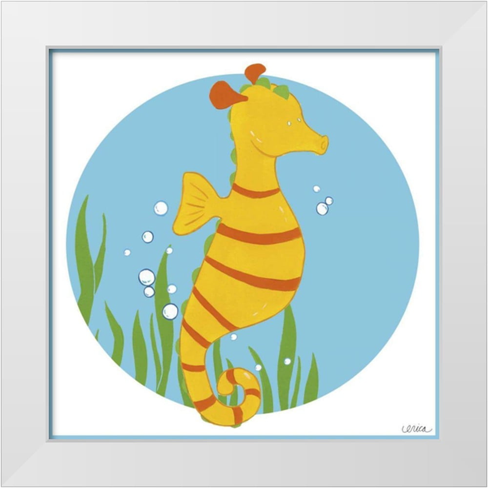 Vess, June Erica 26x26 White Modern Wood Framed Museum Art Print Titled ...