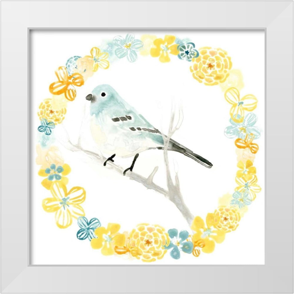 Vess, June Erica 26x26 White Modern Wood Framed Museum Art Print Titled ...