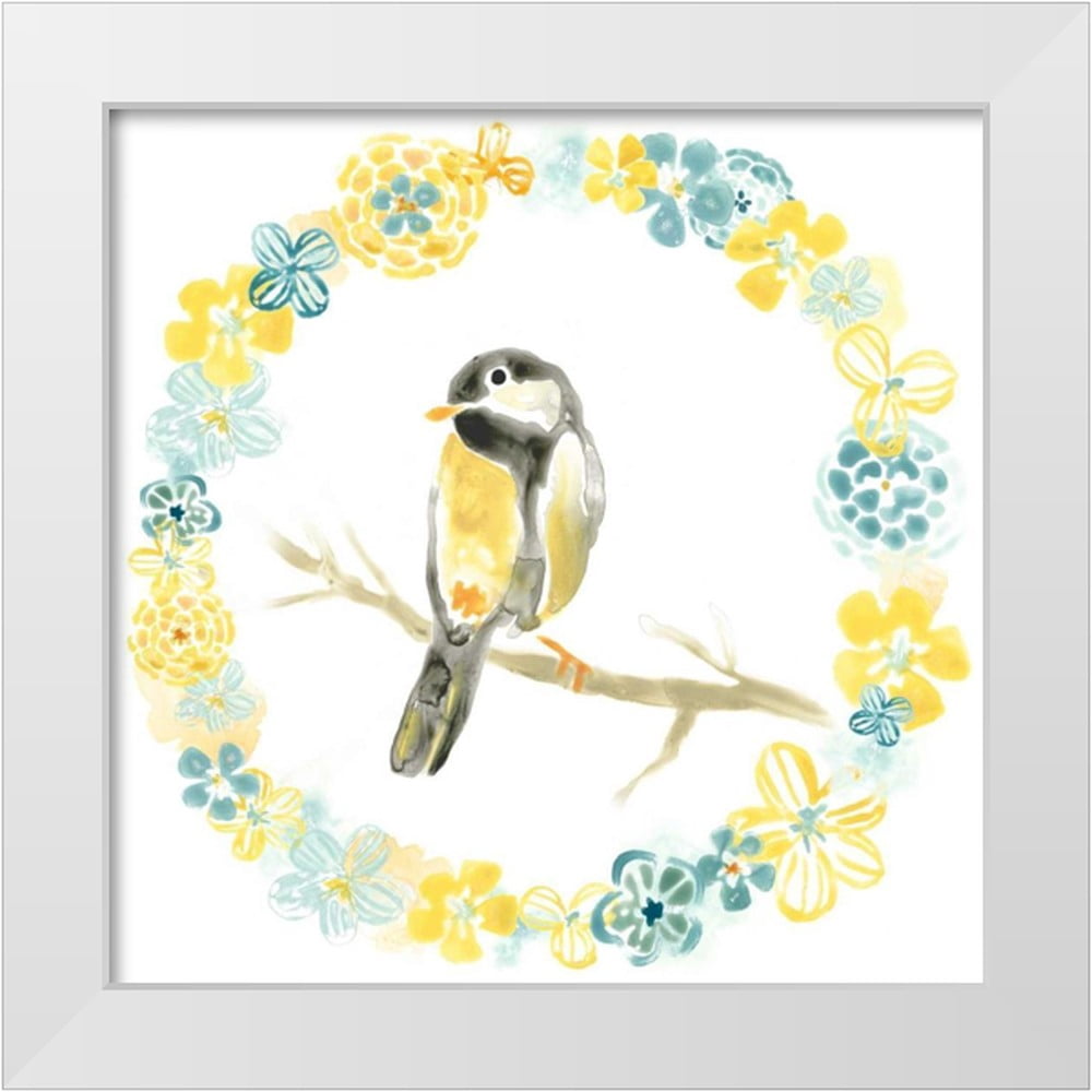 Vess, June Erica 26x26 White Modern Wood Framed Museum Art Print Titled ...