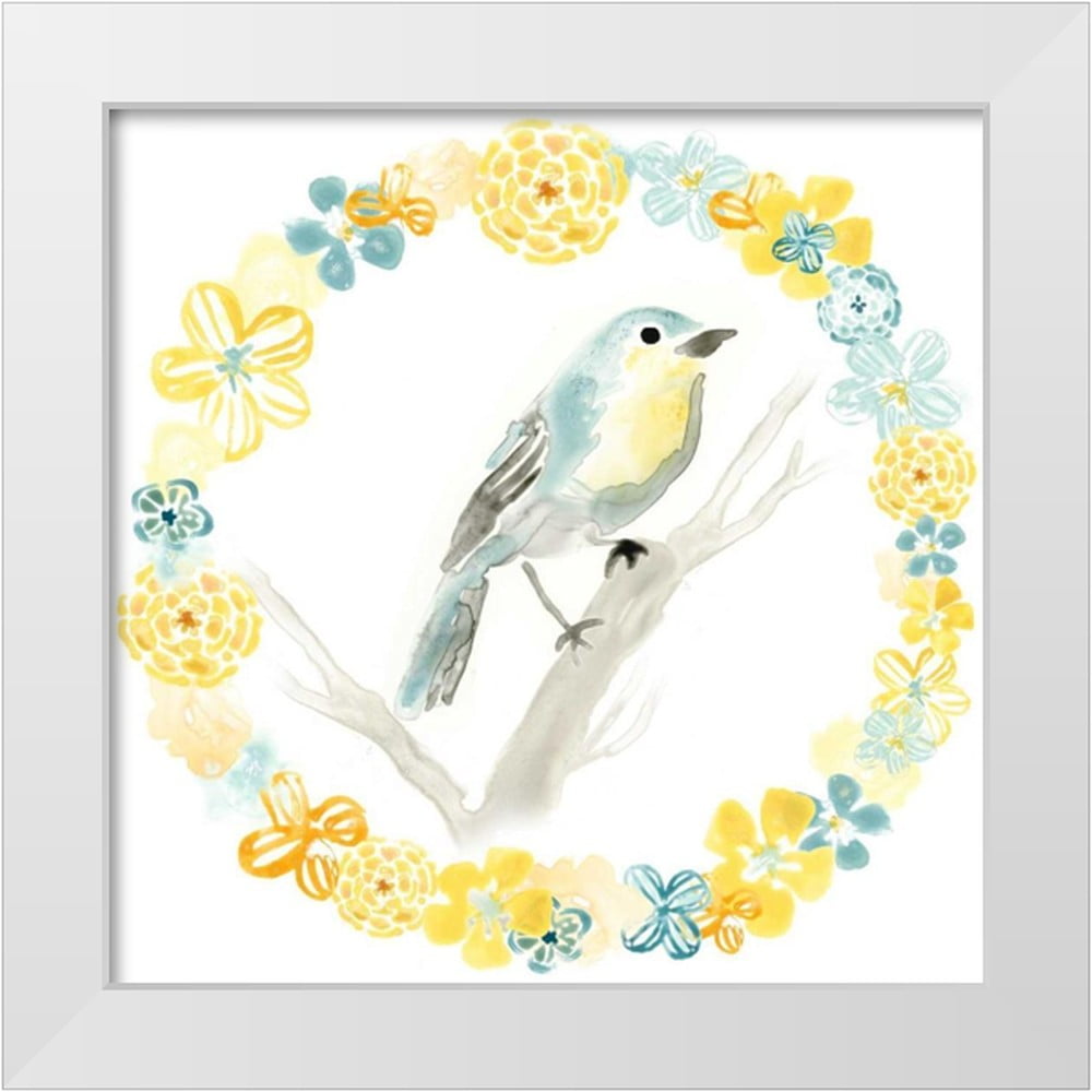 Vess, June Erica 26x26 White Modern Wood Framed Museum Art Print Titled ...