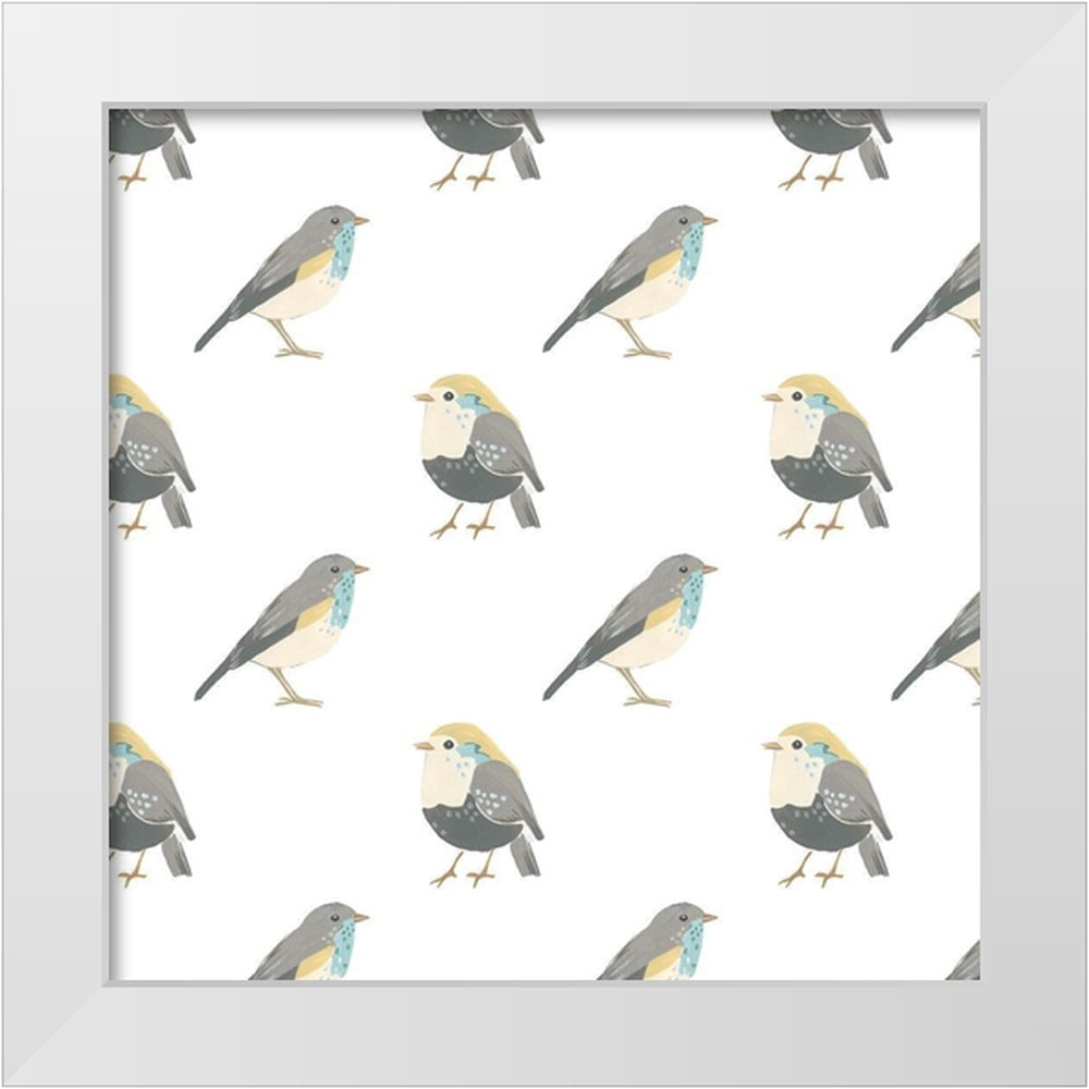 Vess, June Erica 26x26 White Modern Wood Framed Museum Art Print Titled ...