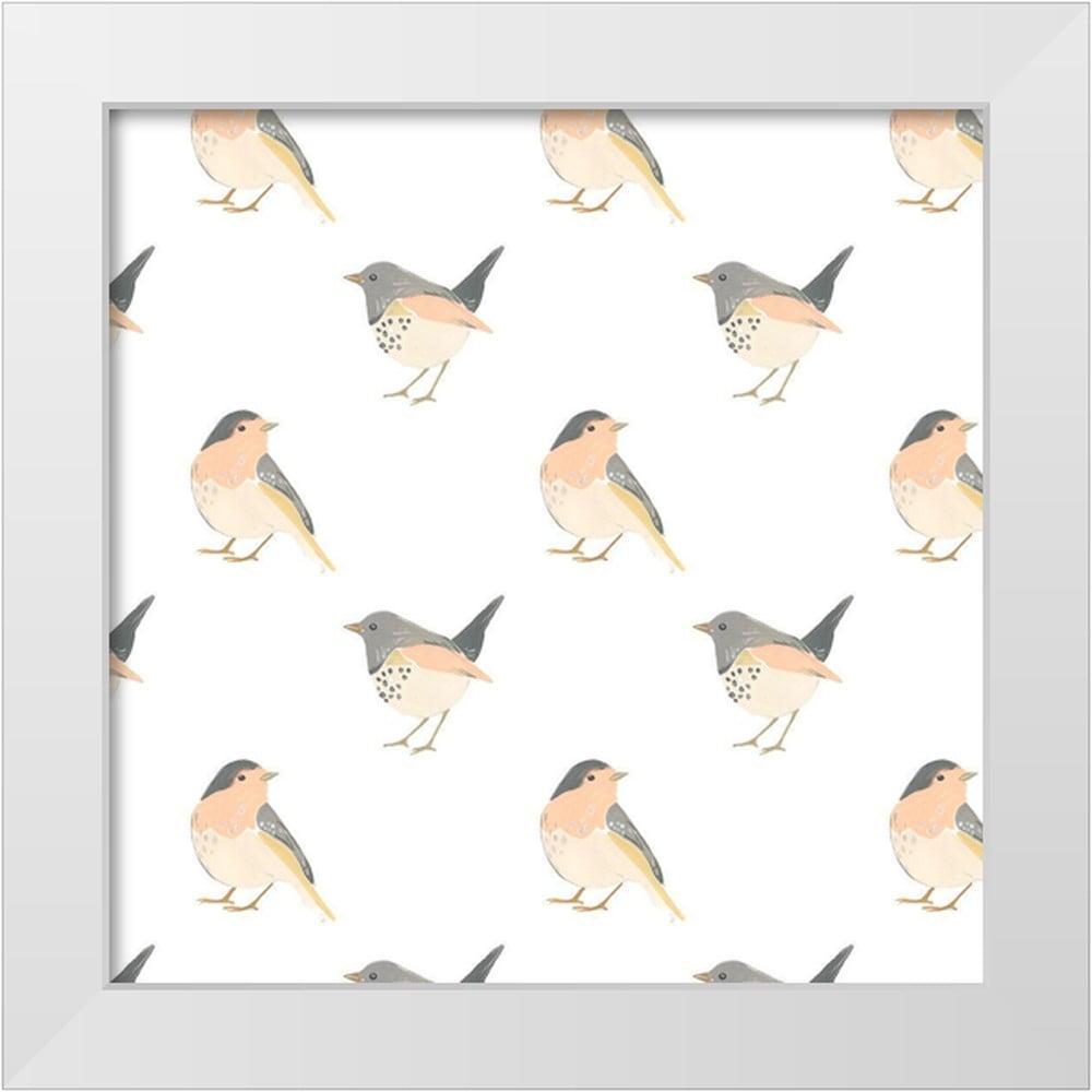 Vess, June Erica 26x26 White Modern Wood Framed Museum Art Print Titled ...