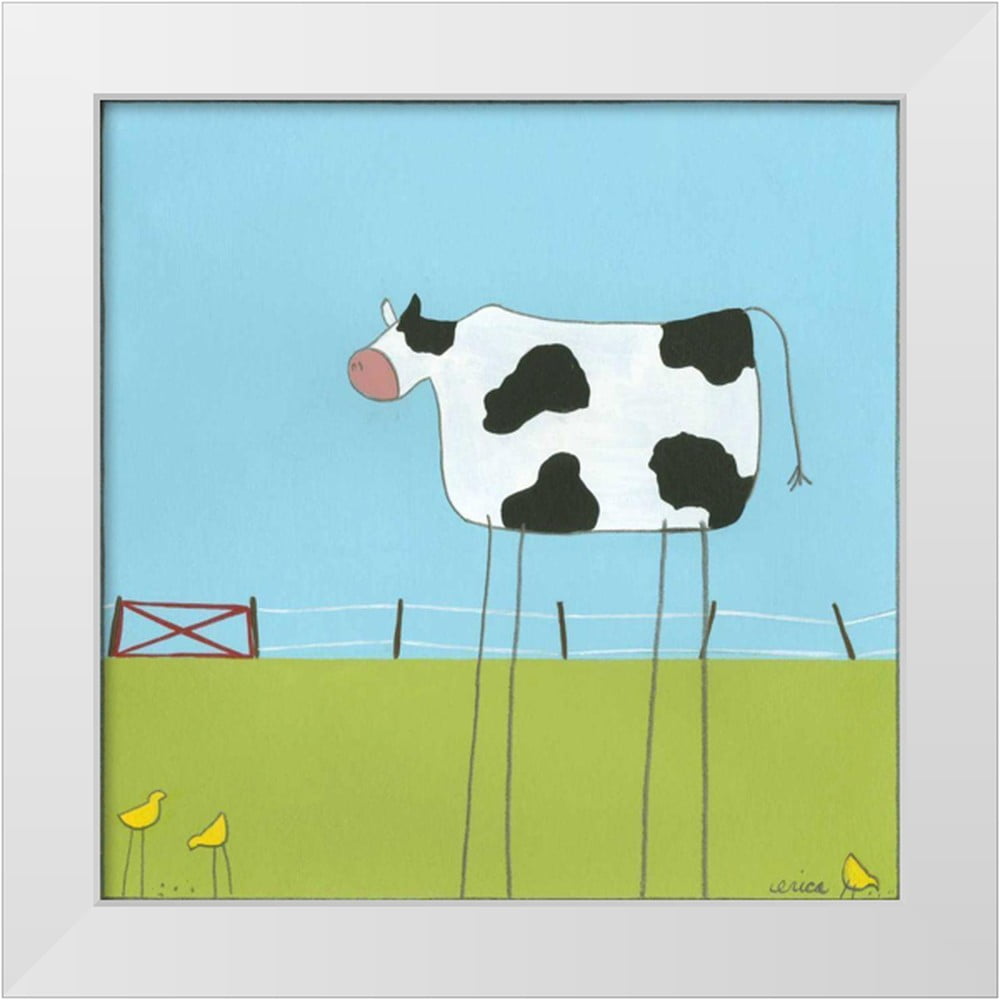 Vess, June Erica 26x26 White Modern Wood Framed Museum Art Print Titled ...