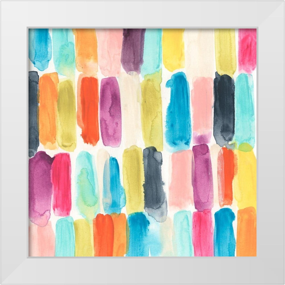 Vess, June Erica 26x26 White Modern Wood Framed Museum Art Print Titled ...