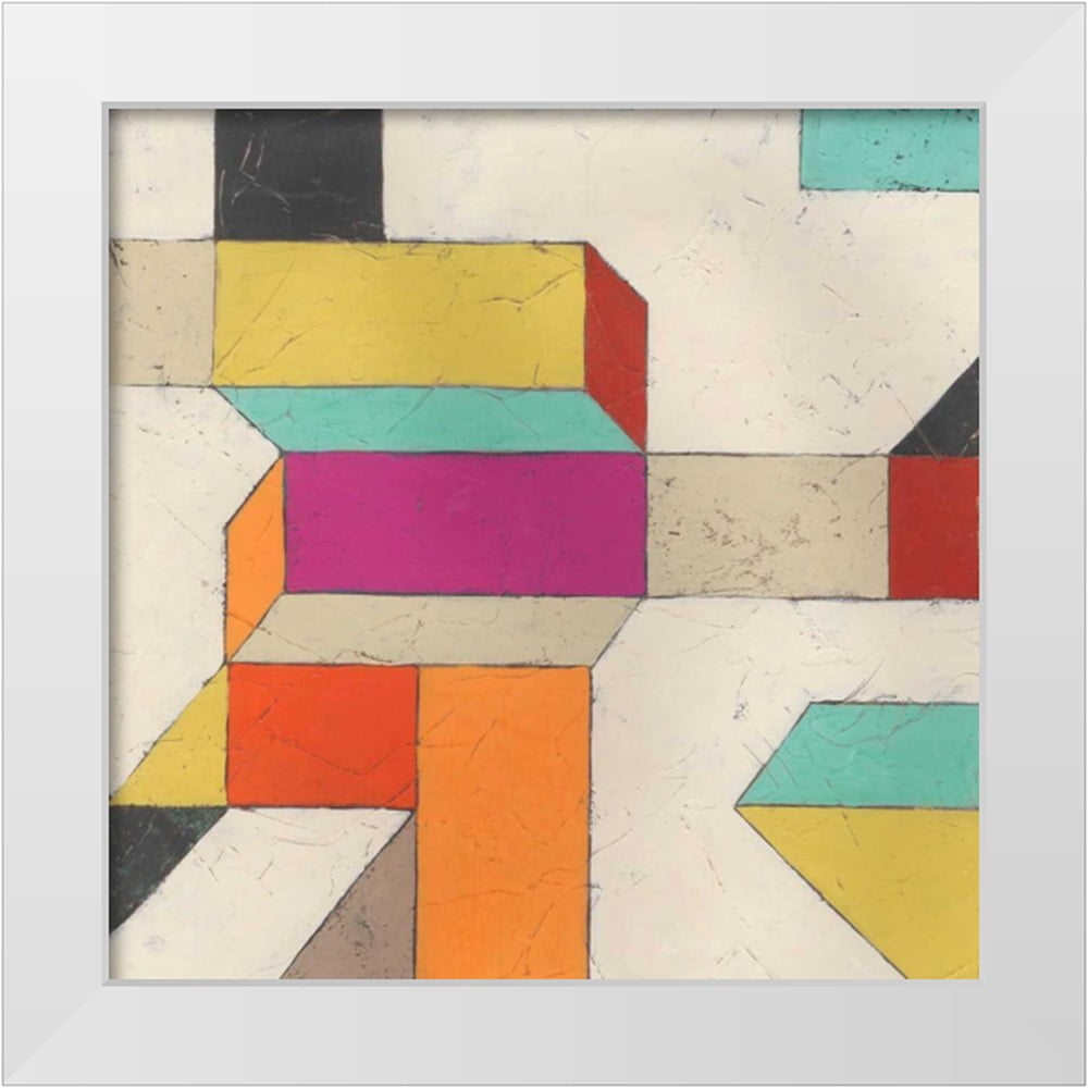 Vess, June Erica 26x26 White Modern Wood Framed Museum Art Print Titled ...