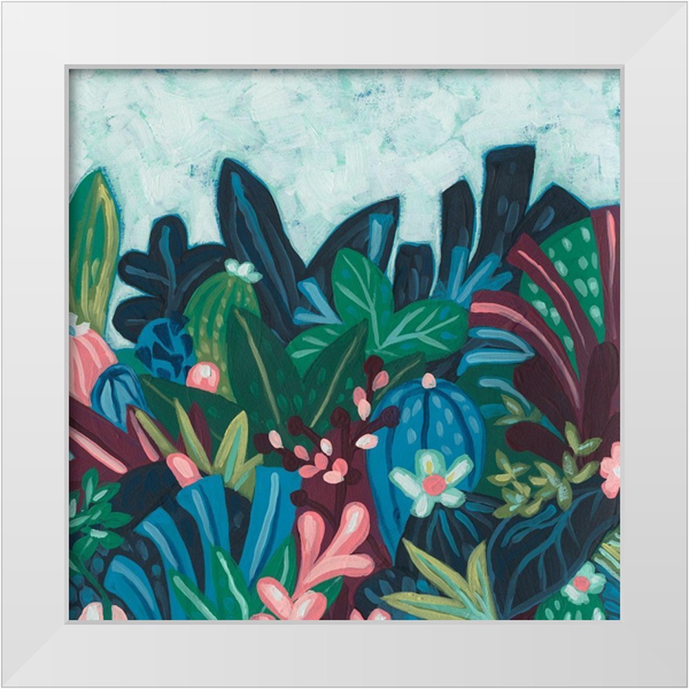 Vess, June Erica 26x26 White Modern Wood Framed Museum Art Print Titled ...