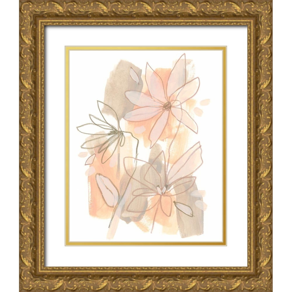 Vess, June Erica 26x32 Gold Ornate Wood Framed with Double Matting ...