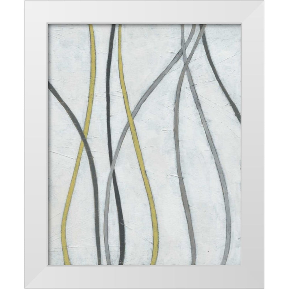 Vess, June Erica 26x32 White Modern Wood Framed Museum Art Print Titled - Bob and Weave II ...