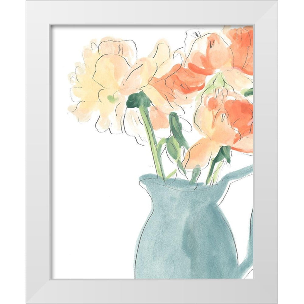 Vess, June Erica 26x32 White Modern Wood Framed Museum Art Print Titled ...