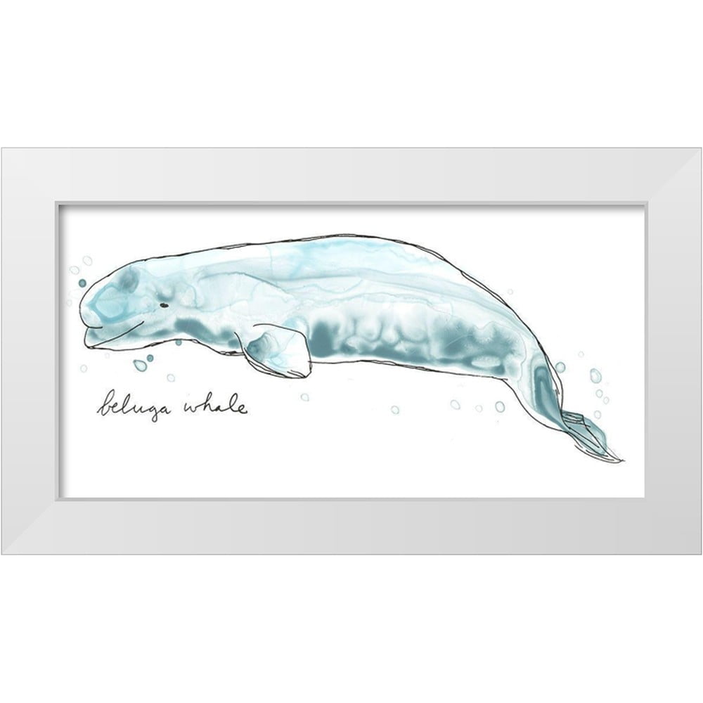 Vess, June Erica 32x18 White Modern Wood Framed Museum Art Print Titled ...