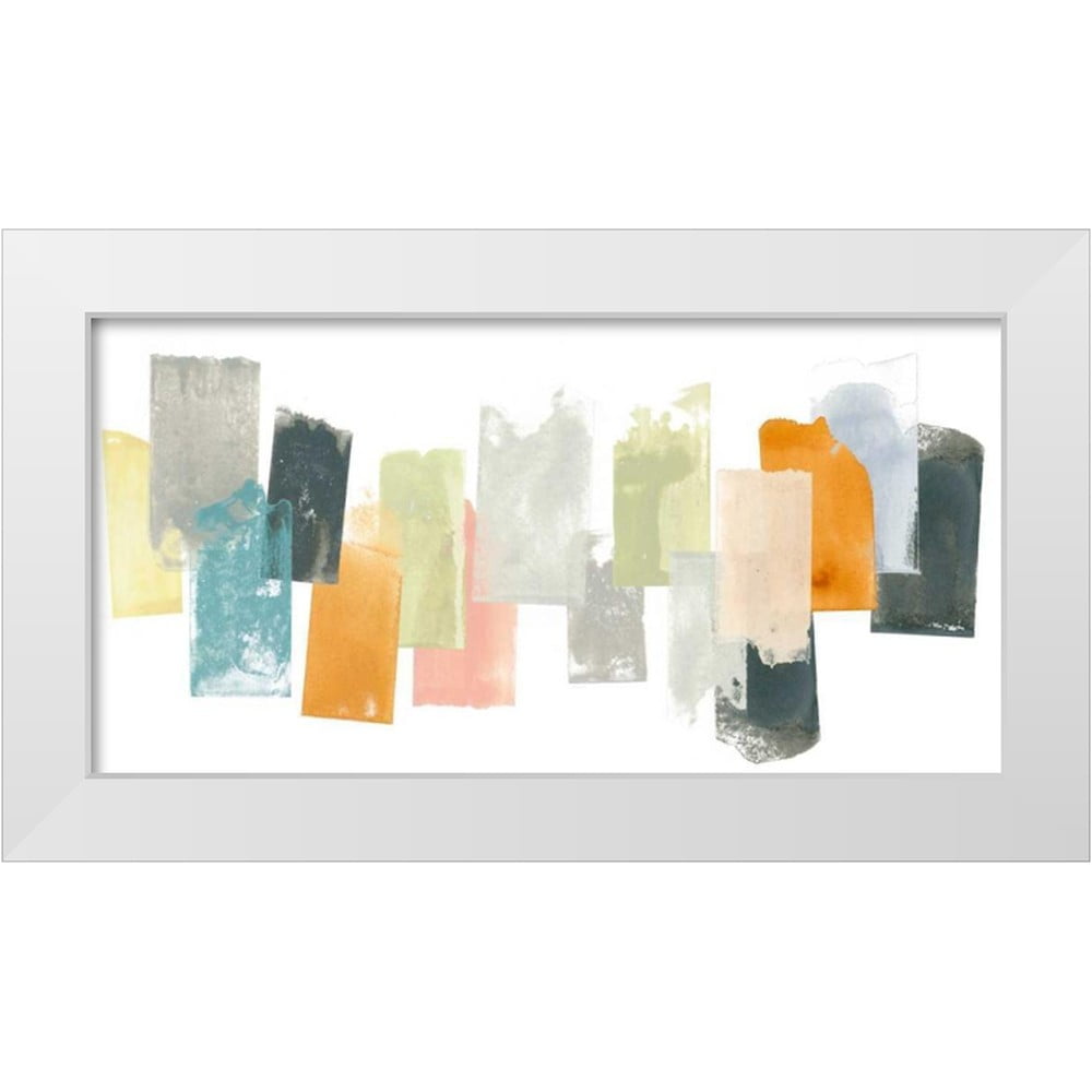 Vess, June Erica 32x18 White Modern Wood Framed Museum Art Print Titled ...