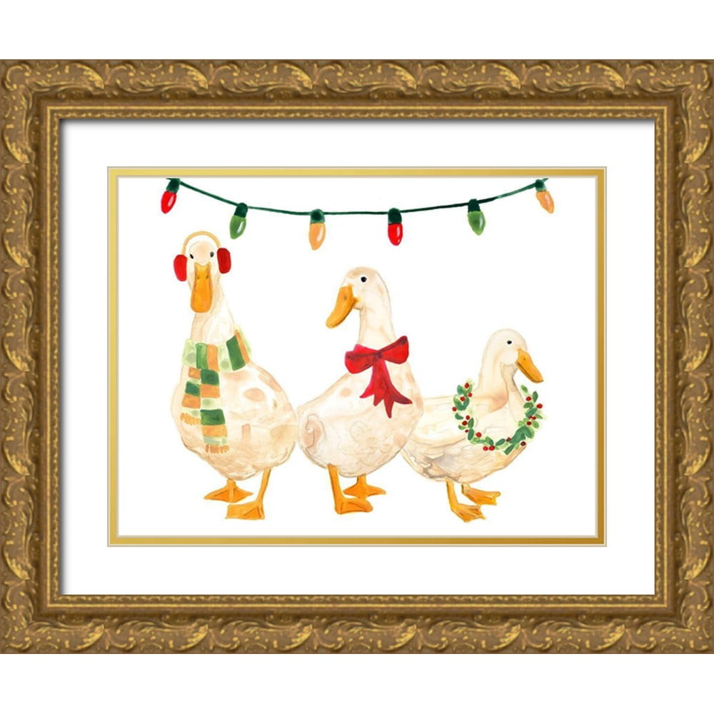 Vess, June Erica 32x25 Gold Ornate Wood Framed with Double Matting ...