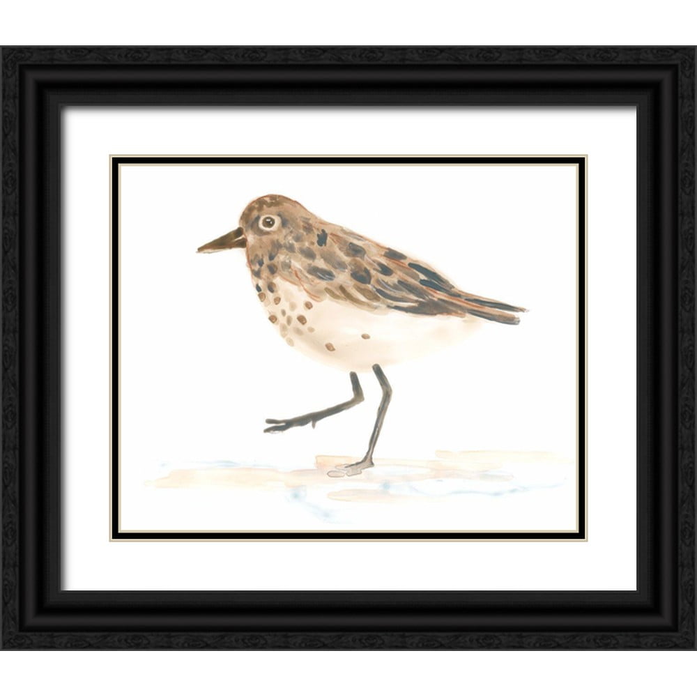 Vess, June Erica 32x26 Black Ornate Wood Framed with Double Matting ...