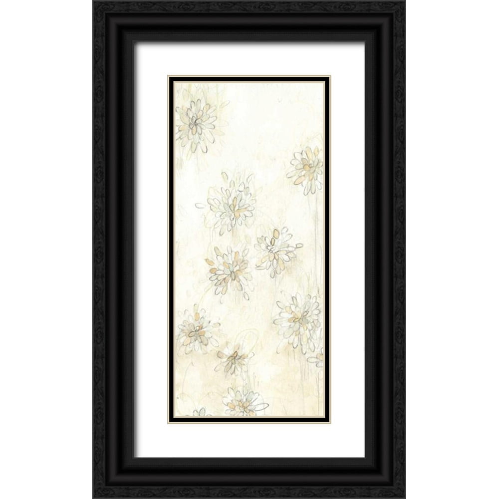 Vess, June Erica 8x14 Black Ornate Wood Framed with Double Matting ...