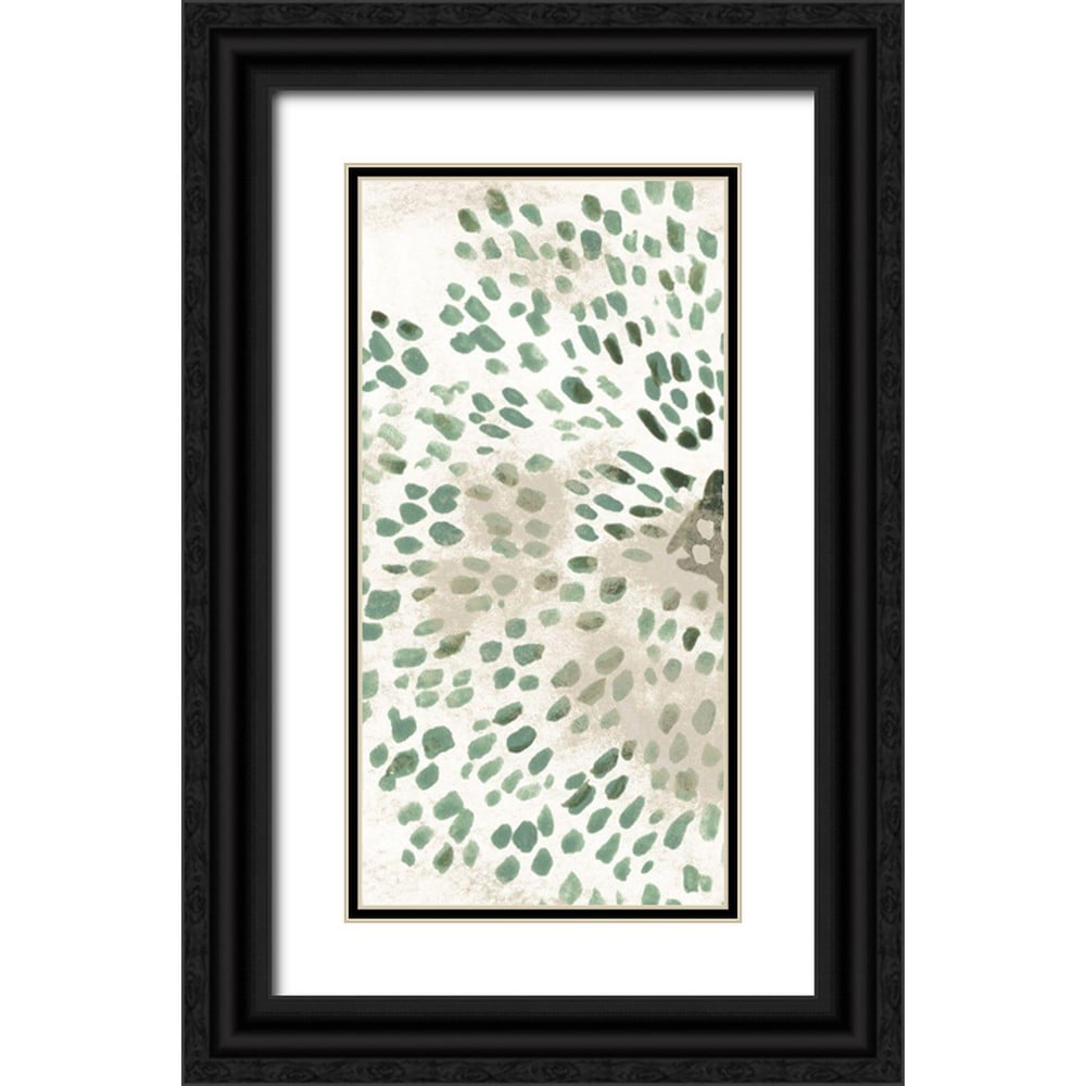 Vess, June Erica 9x14 Black Ornate Wood Framed with Double Matting ...