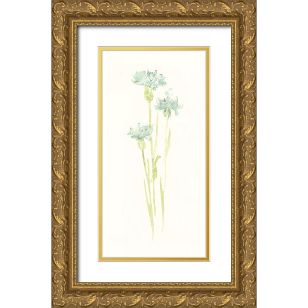 Vess, June Erica 9x14 Gold Ornate Wood Framed with Double Matting ...