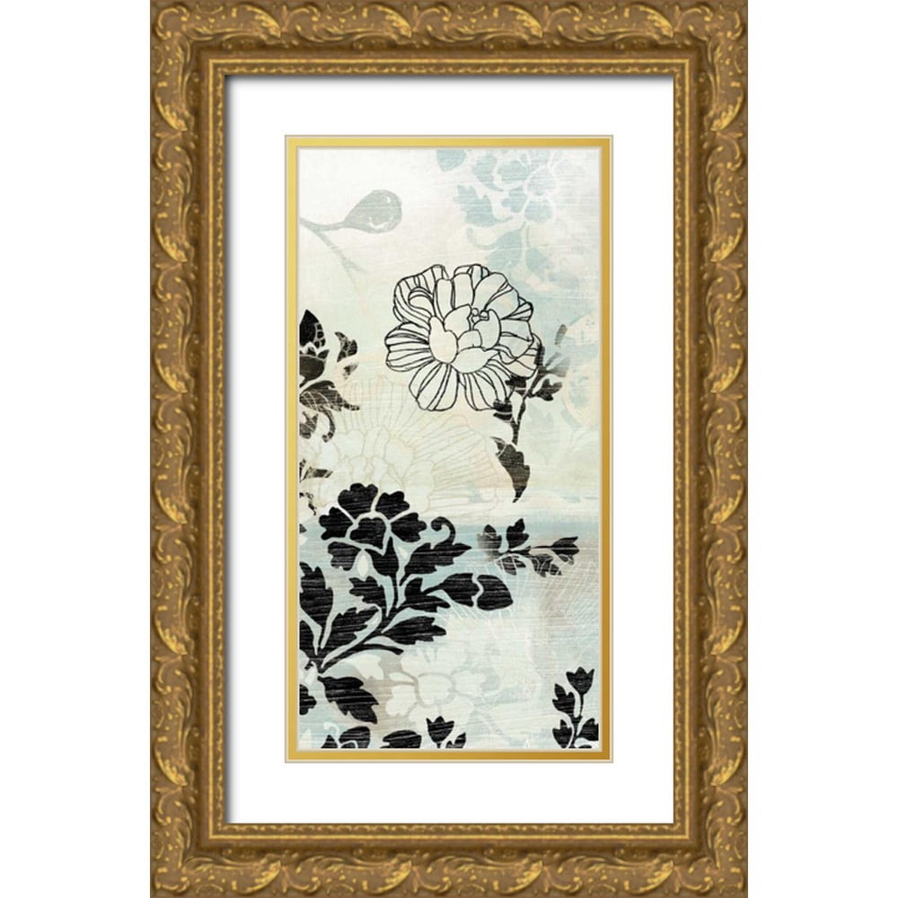 Vess, June Erica 9x14 Gold Ornate Wood Framed with Double Matting ...