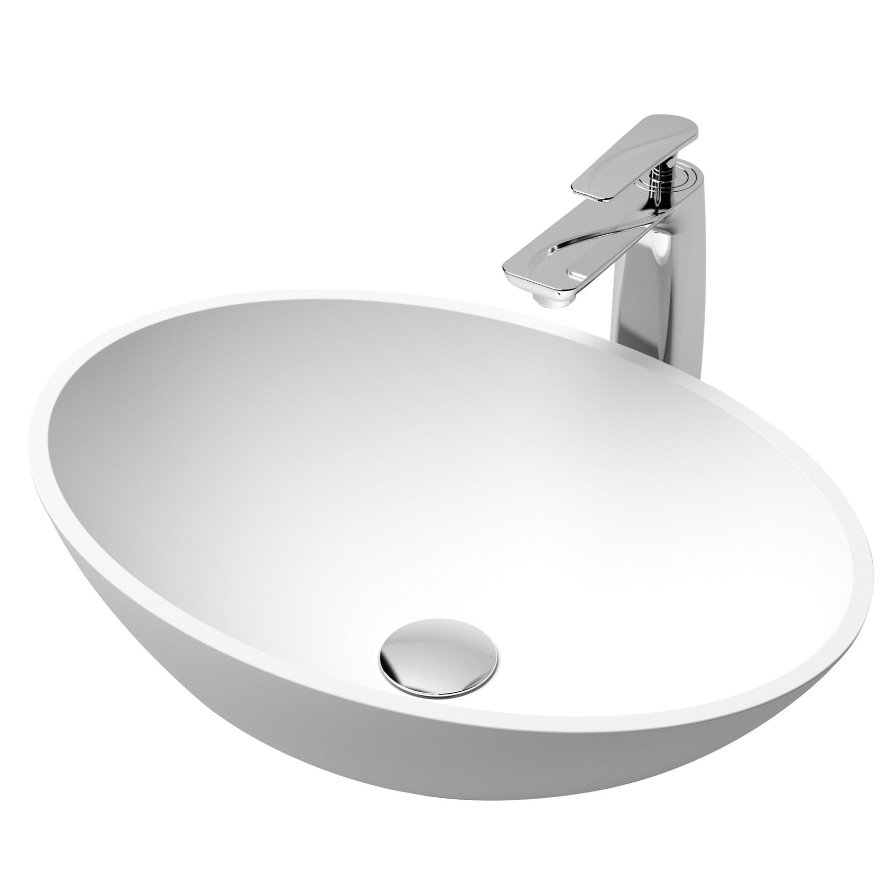 Vessel Sink / Solid Surface Filler, Resistant to Stains and Scratches ...