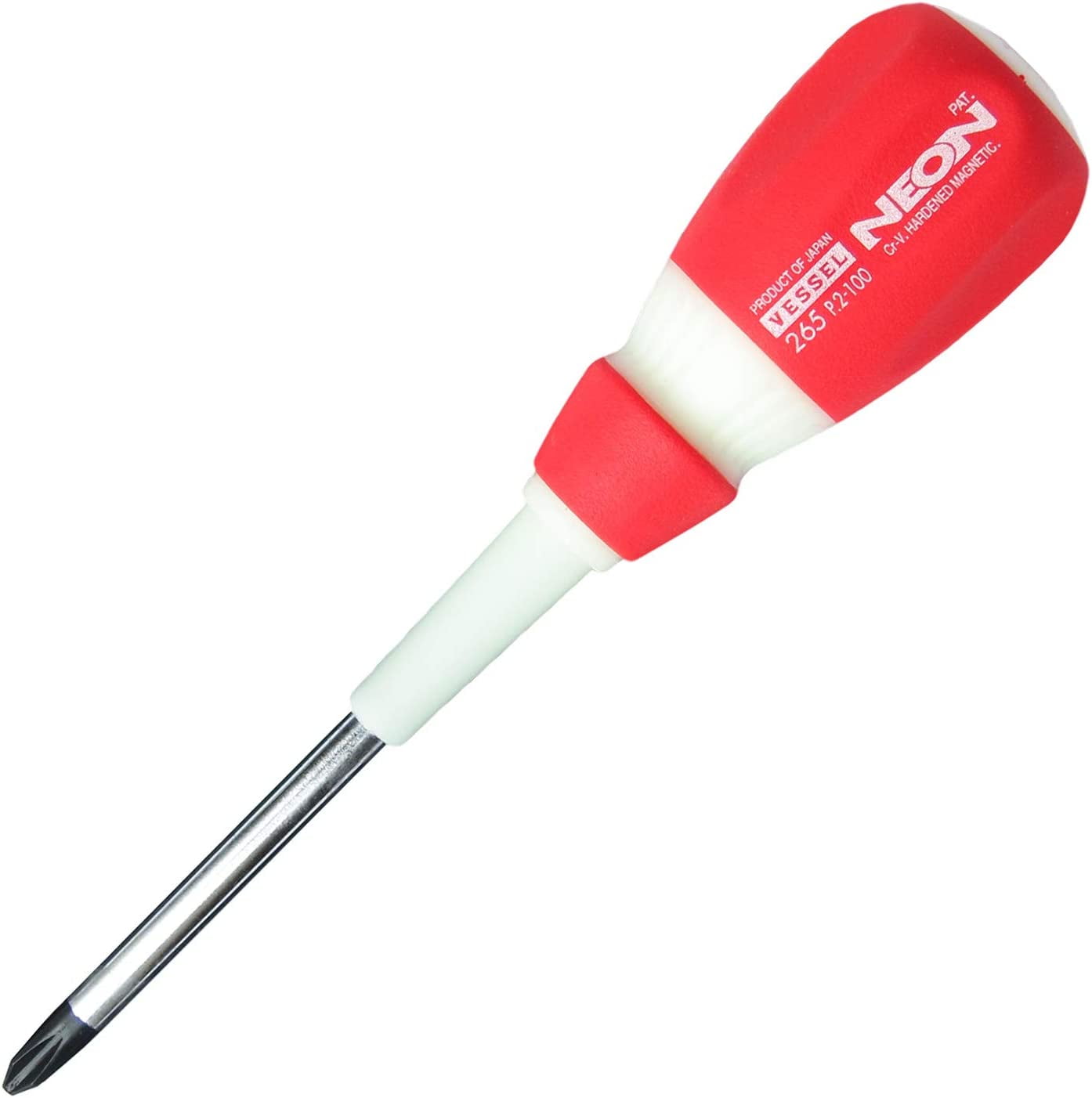 Vessel Tools 265P2100 Neon Screwdriver, Phillips #2 x 100mm - Walmart.com