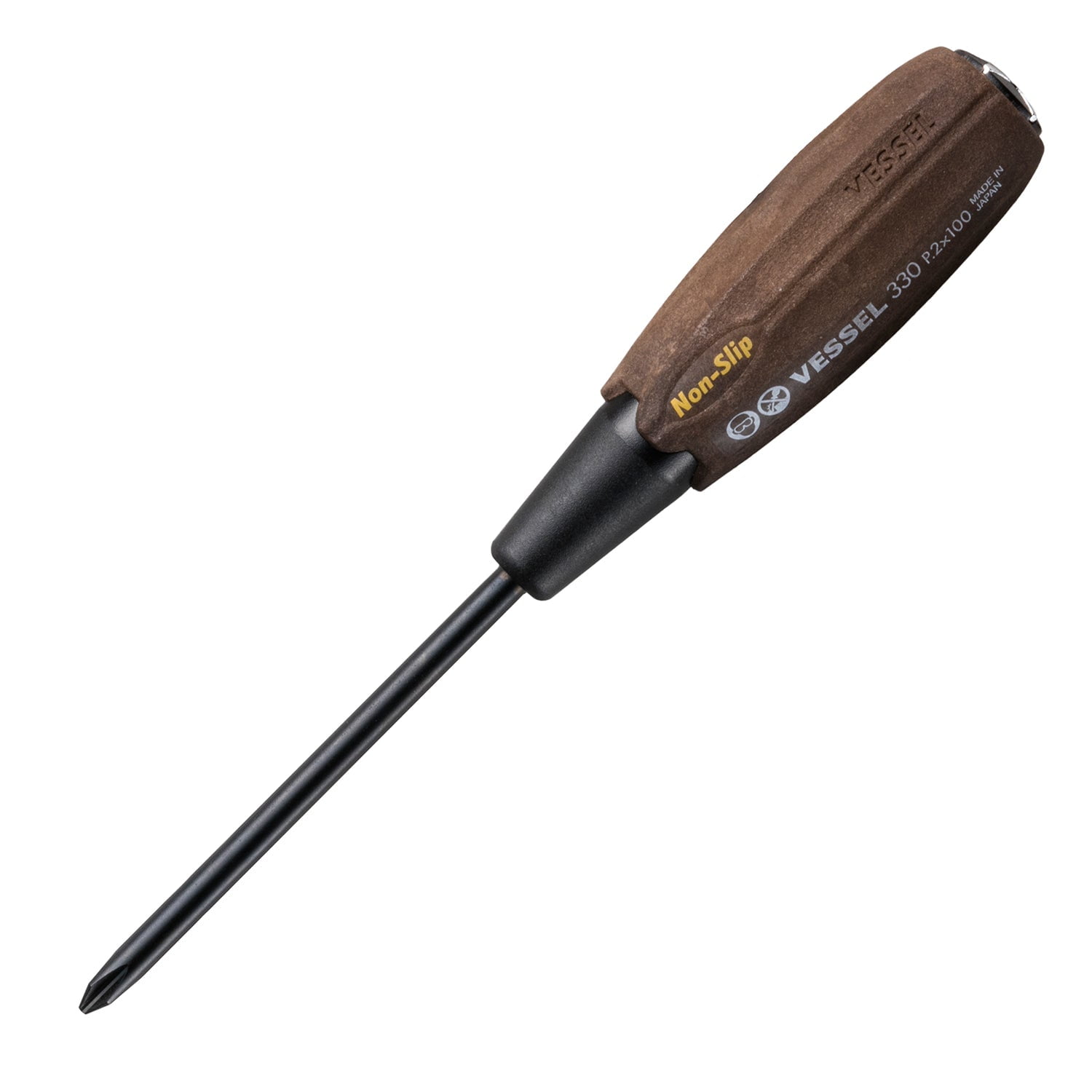 Vessel Tools 330P2100 Wood-Compo Tang-Thru Screwdriver No.B-330 ...