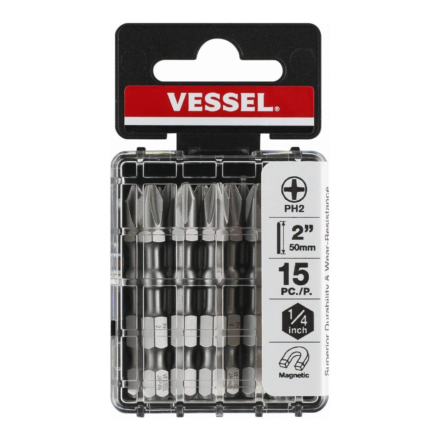 Vessel Tools IBPH250P15T IMPACT BALL Torsion Bit Set, 15 Pc. - Walmart.com