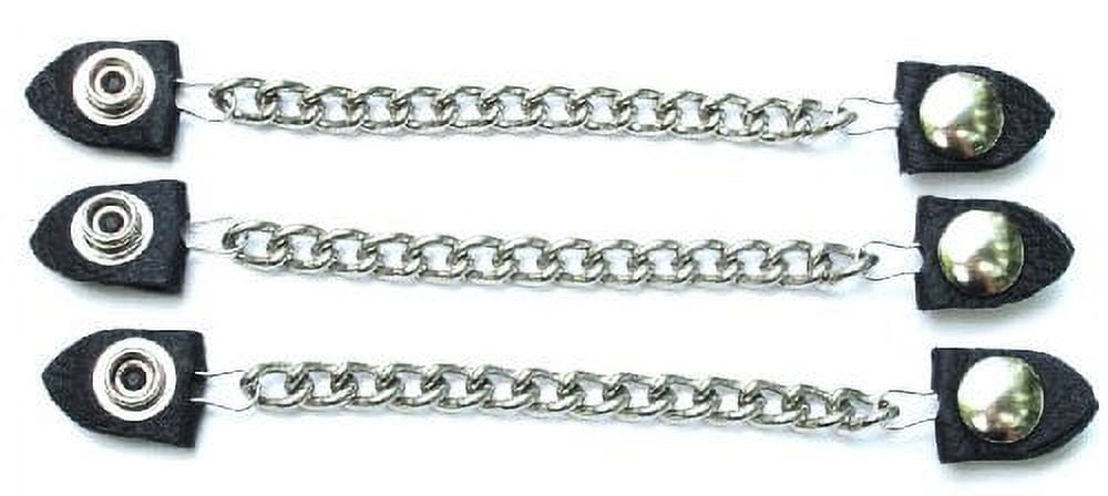 Vest Extenders Leather & Single Chain 3 Pcs - Walmart.com